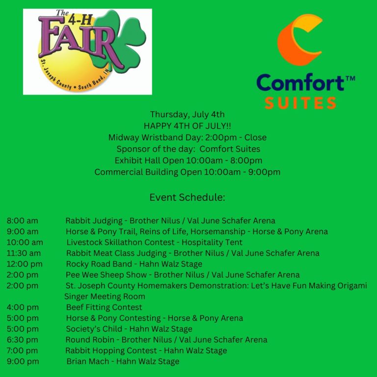 Home Page - St. Joseph County 4H Fair